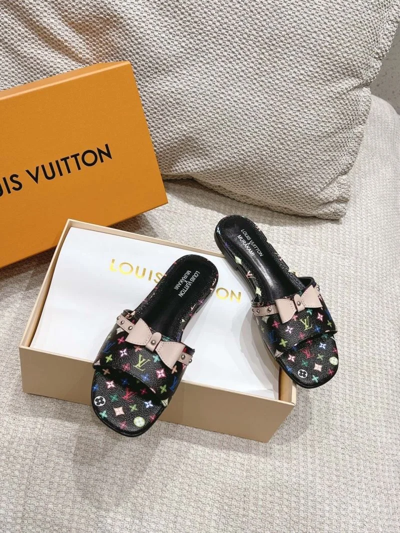 Precise copy Louis Vuitton Slippers