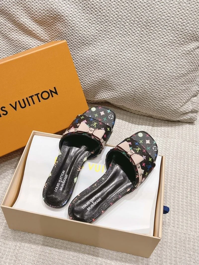 Precise copy Louis Vuitton Slippers