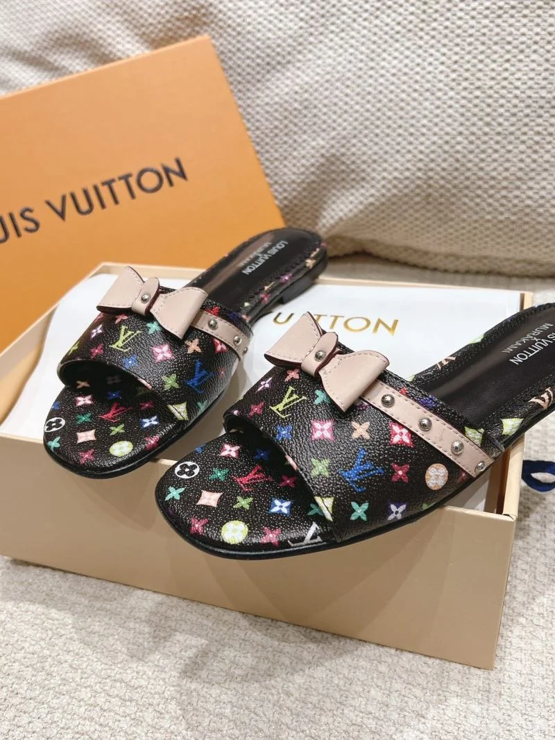 Precise copy Louis Vuitton Slippers