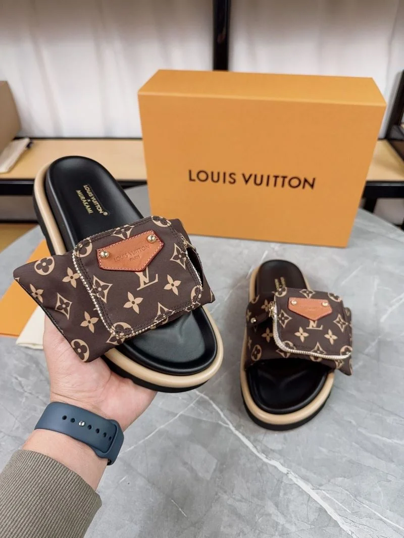 Indistinguishable Louis Vuitton Slippers