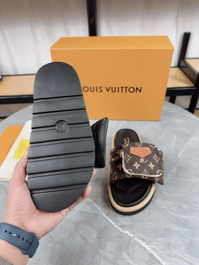 Indistinguishable Louis Vuitton Slippers