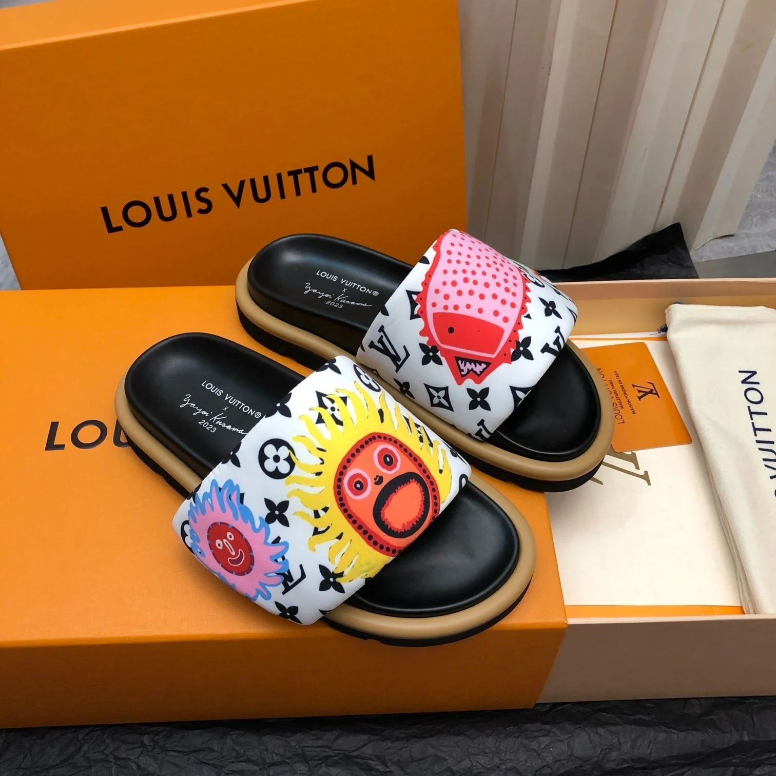 Real Louis Vuitton Slippers