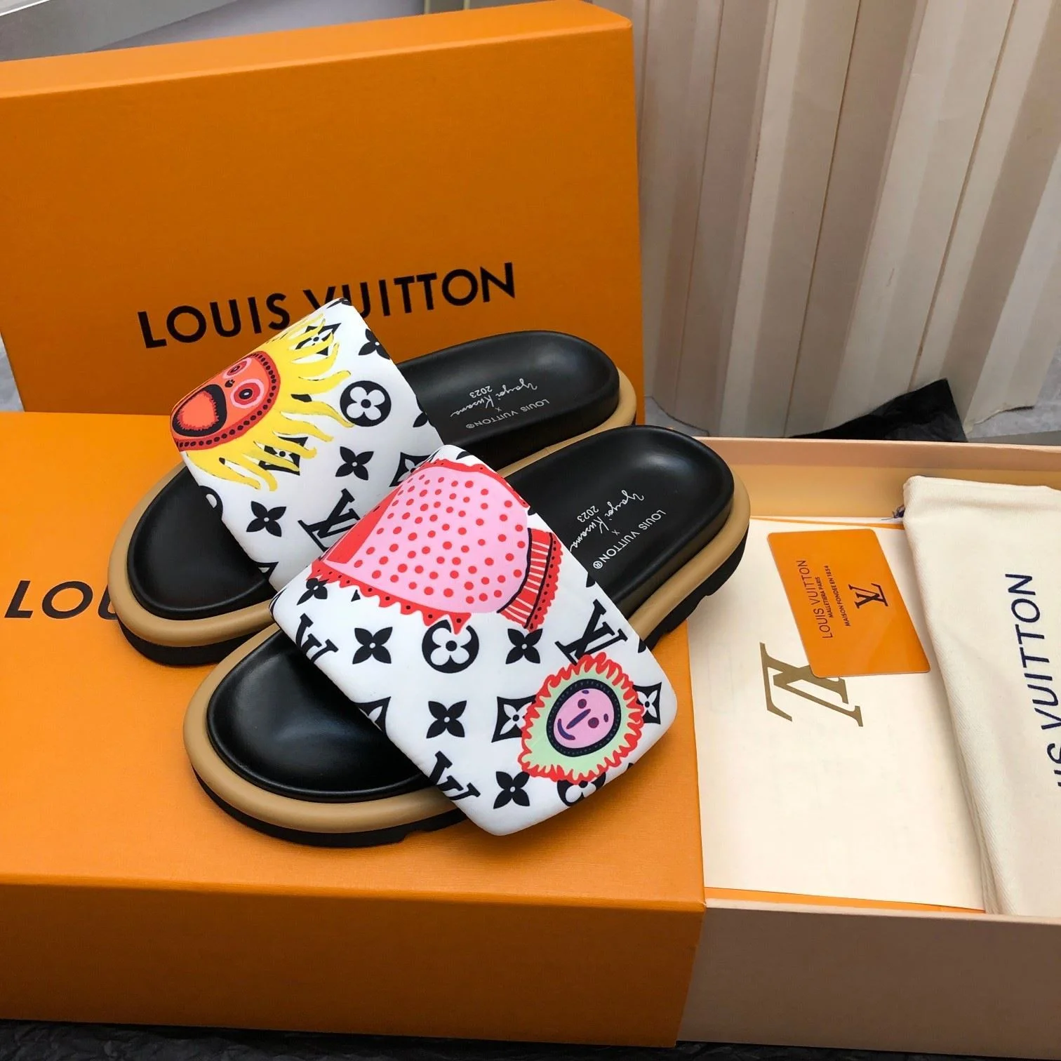 Real Louis Vuitton Slippers