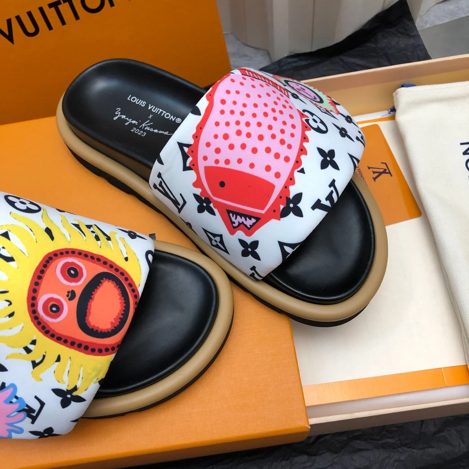 Real Louis Vuitton Slippers