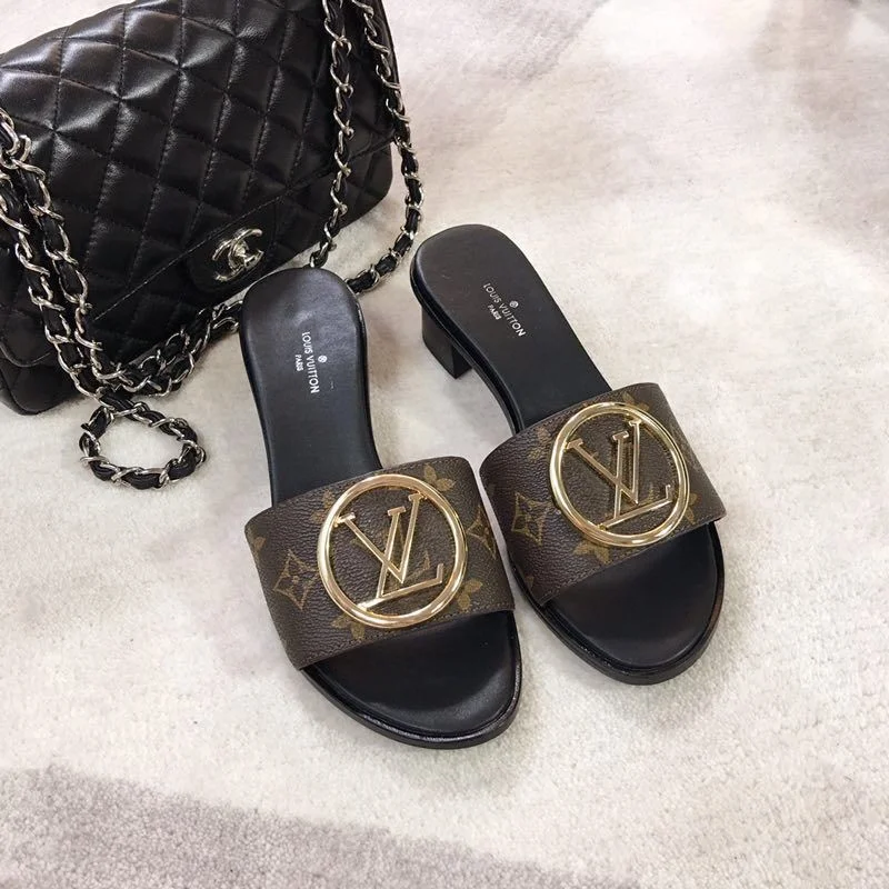 Precise copy Louis Vuitton Slippers