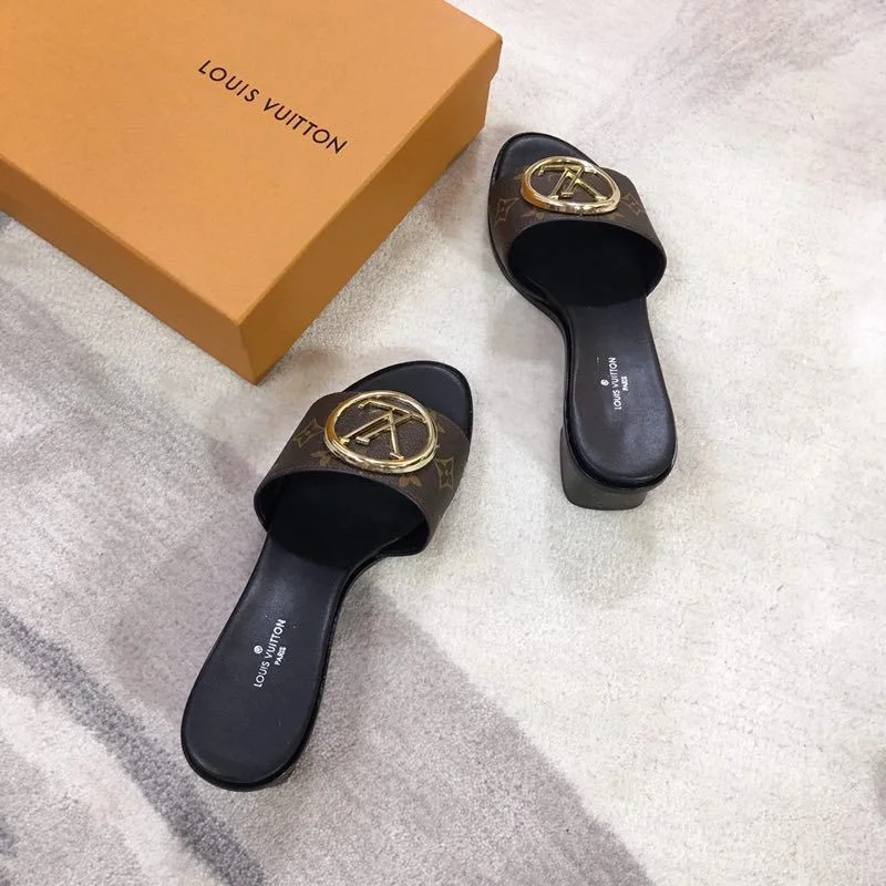 Precise copy Louis Vuitton Slippers