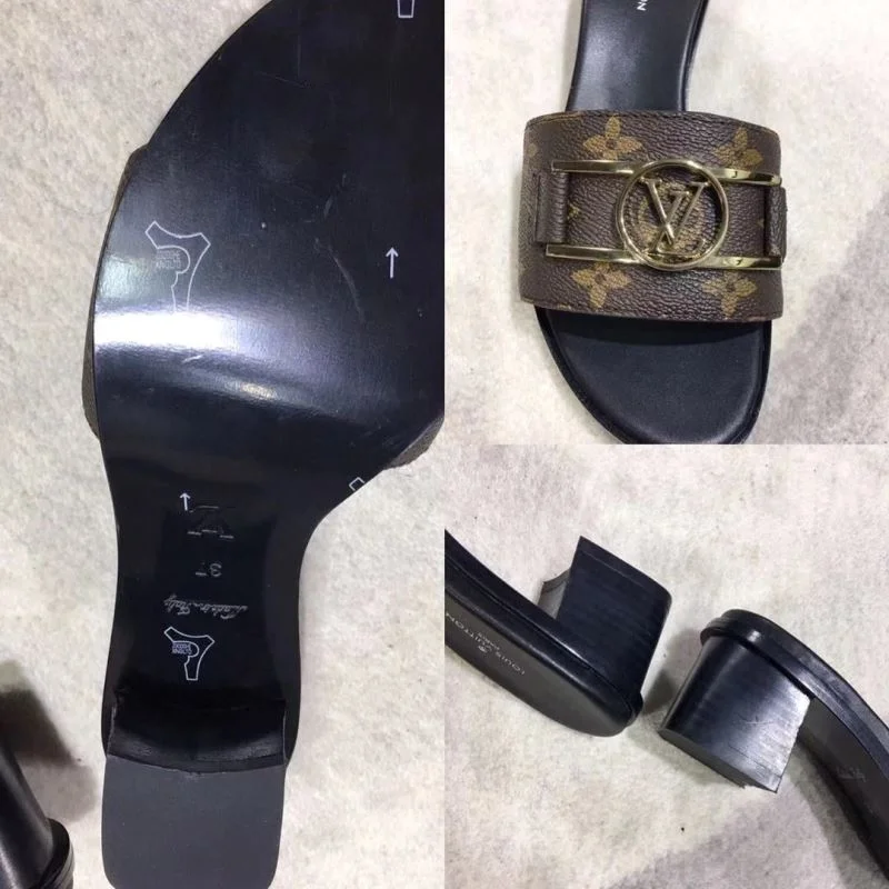 Brand-authenticated Louis Vuitton Slippers