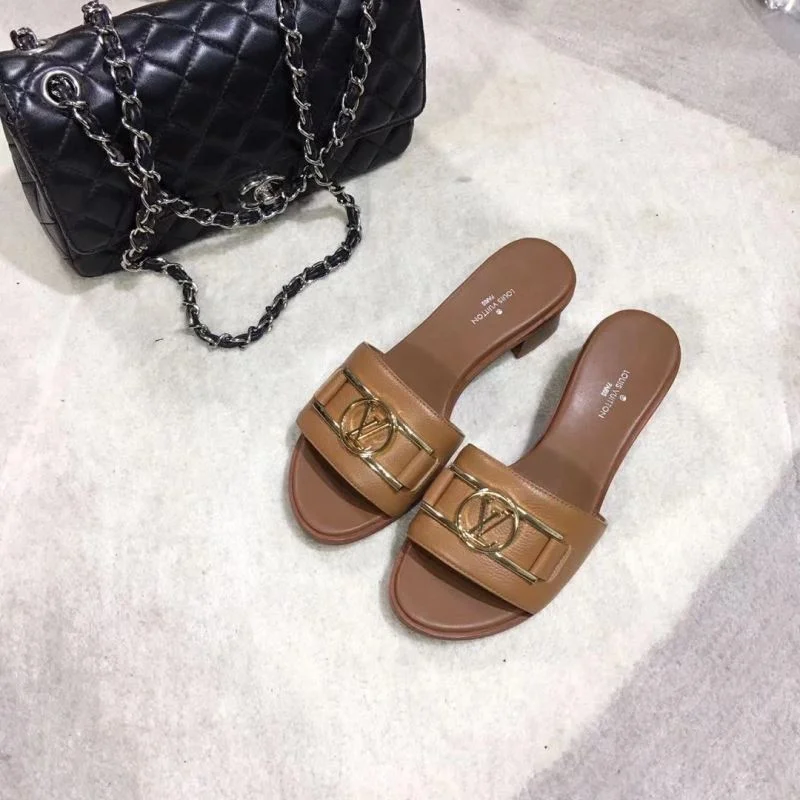 Precise copy Louis Vuitton Slippers
