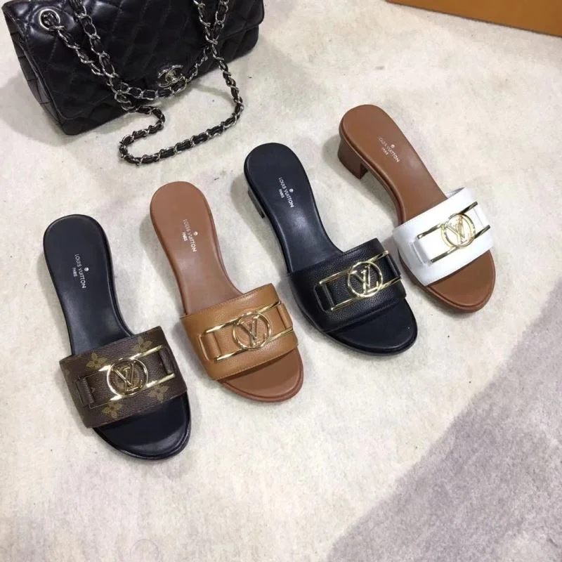 Precise copy Louis Vuitton Slippers