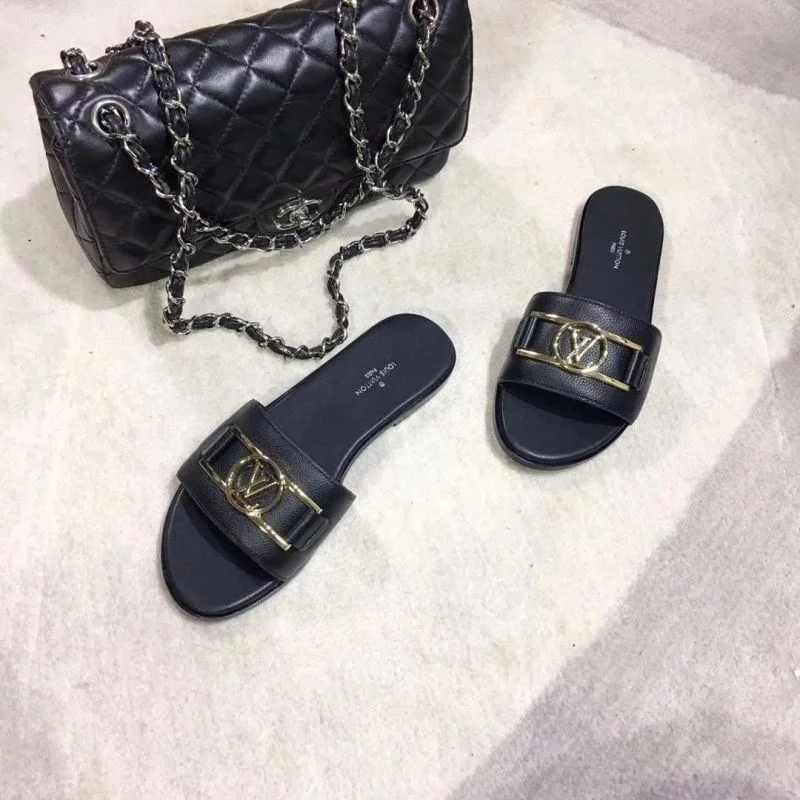 Exact replica Louis Vuitton Slippers