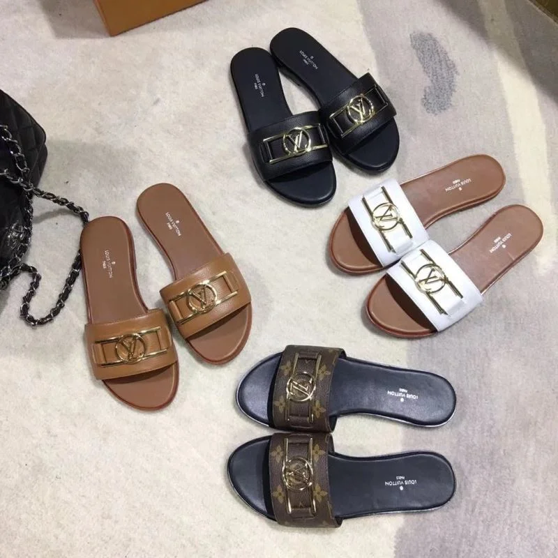 Exact replica Louis Vuitton Slippers