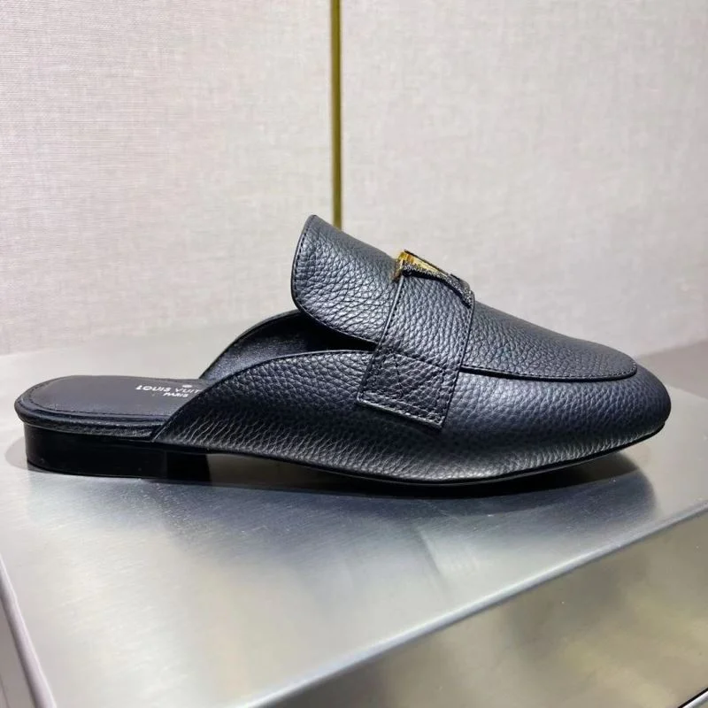 Brand-authenticated Louis Vuitton Slippers