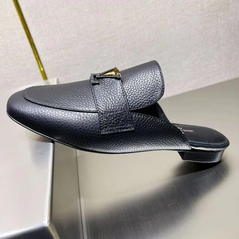 Brand-authenticated Louis Vuitton Slippers