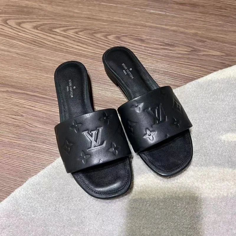 Precise copy Louis Vuitton Slippers