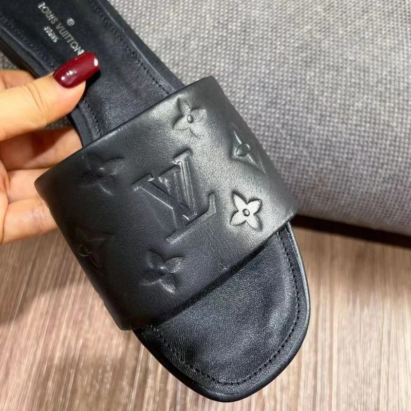 Precise copy Louis Vuitton Slippers