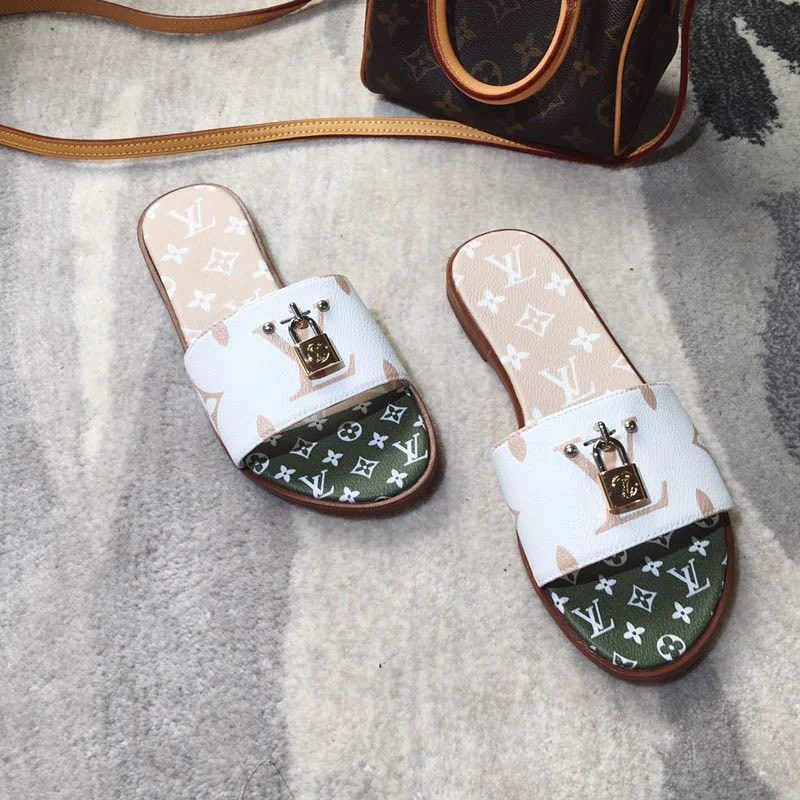 Brand-authenticated Louis Vuitton Slippers