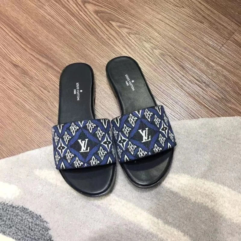 Brand-authenticated Louis Vuitton Slippers