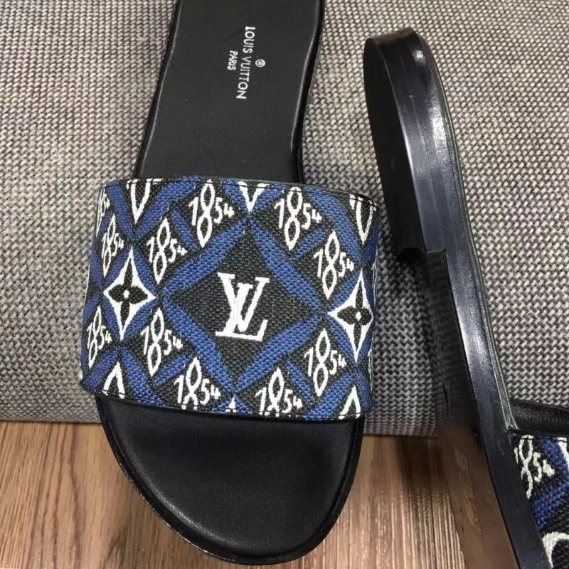 Brand-authenticated Louis Vuitton Slippers