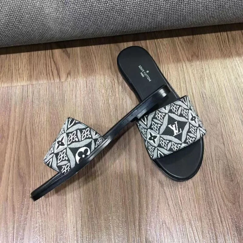 Precise copy Louis Vuitton Slippers