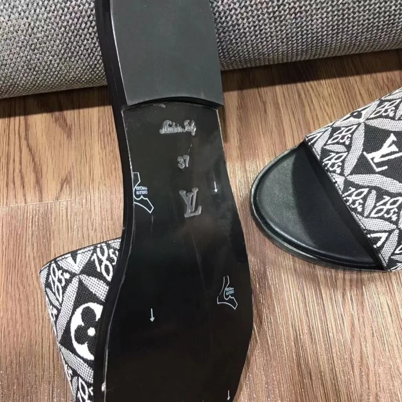Precise copy Louis Vuitton Slippers