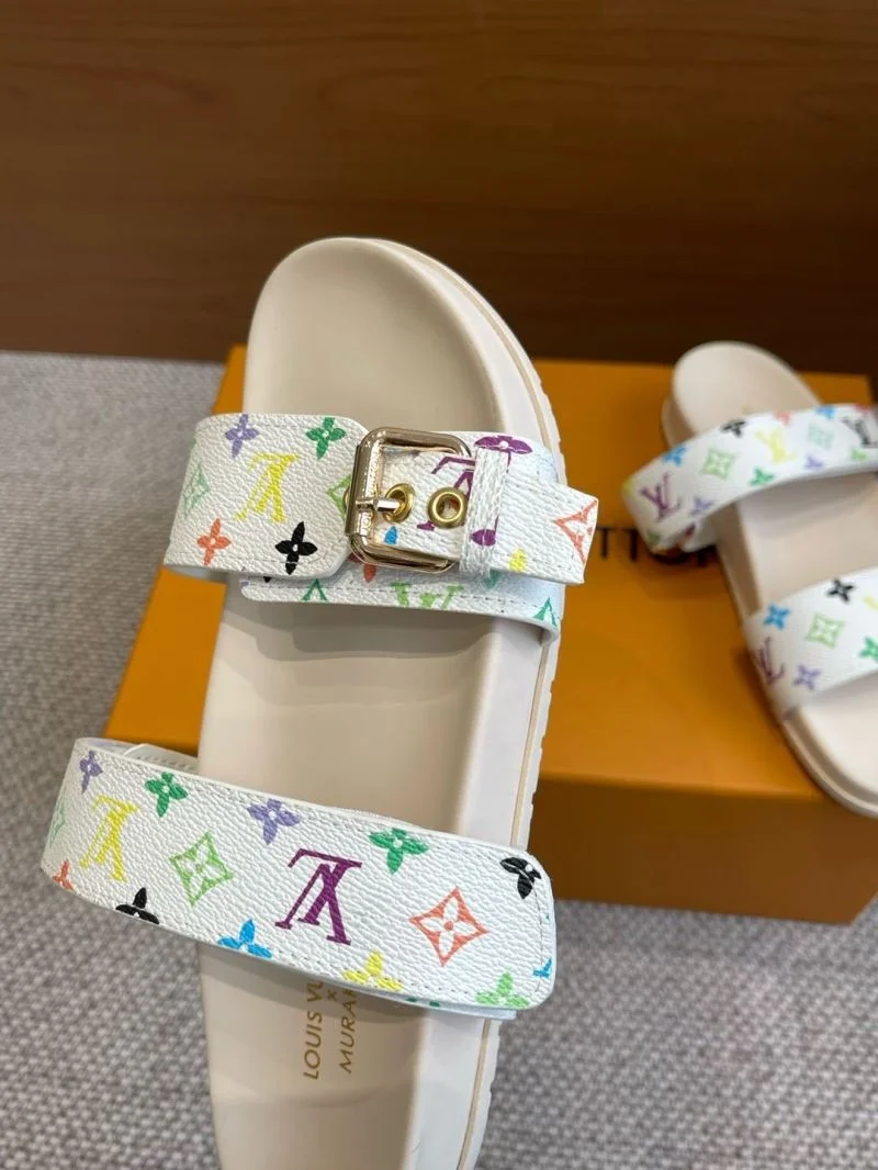 Brand-authenticated Louis Vuitton Slippers