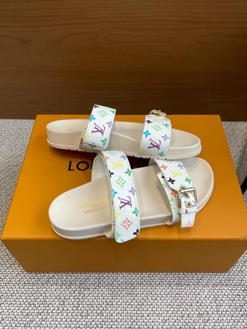 Brand-authenticated Louis Vuitton Slippers