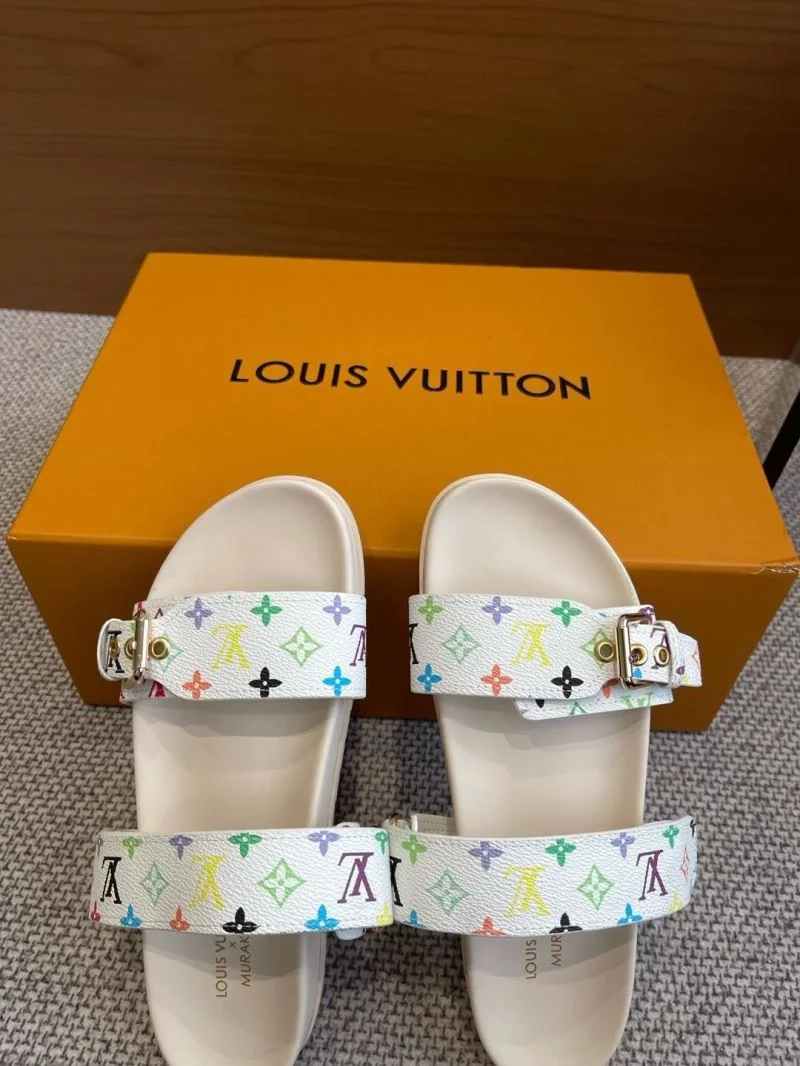 Brand-authenticated Louis Vuitton Slippers
