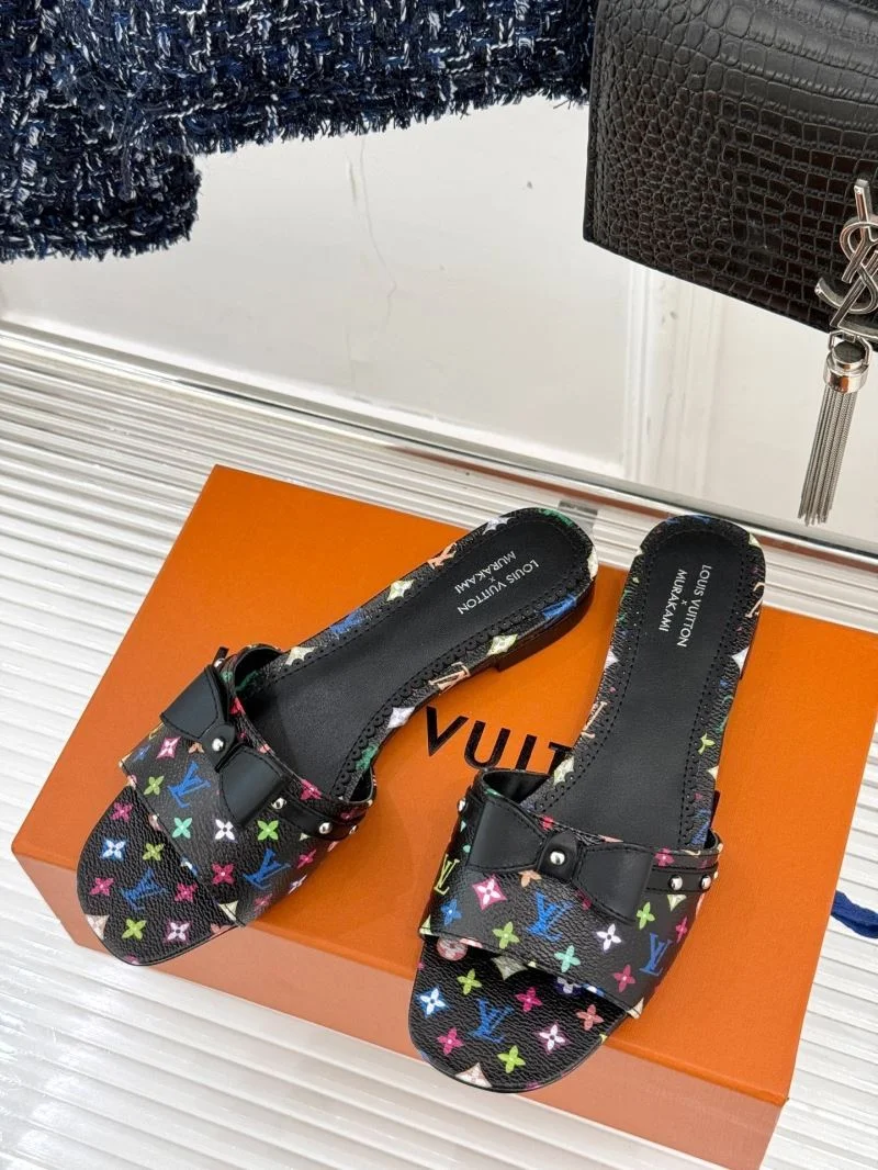 Brand-authenticated Louis Vuitton Slippers