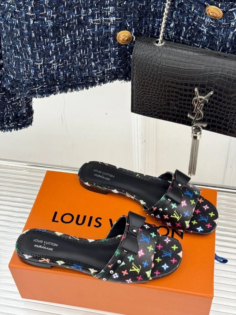 Brand-authenticated Louis Vuitton Slippers