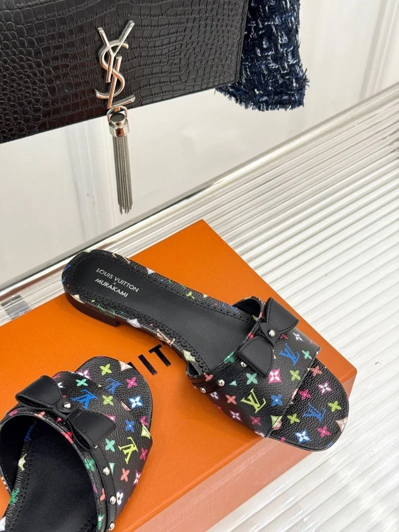 Brand-authenticated Louis Vuitton Slippers