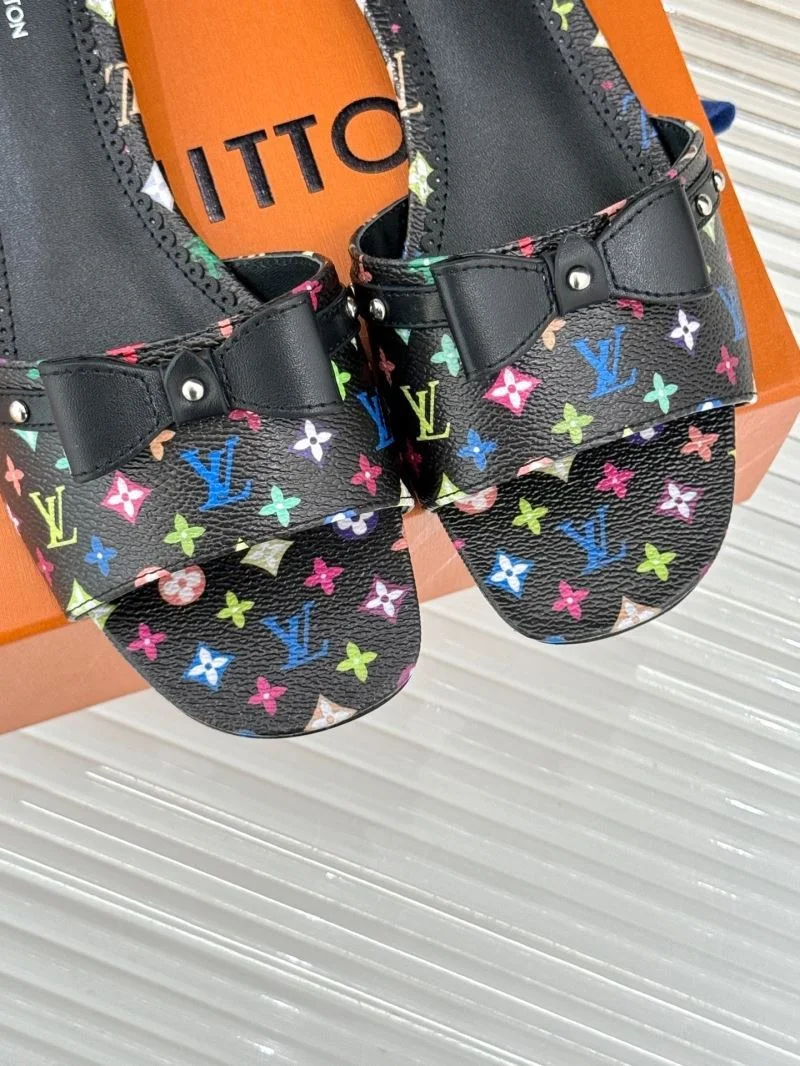 Brand-authenticated Louis Vuitton Slippers