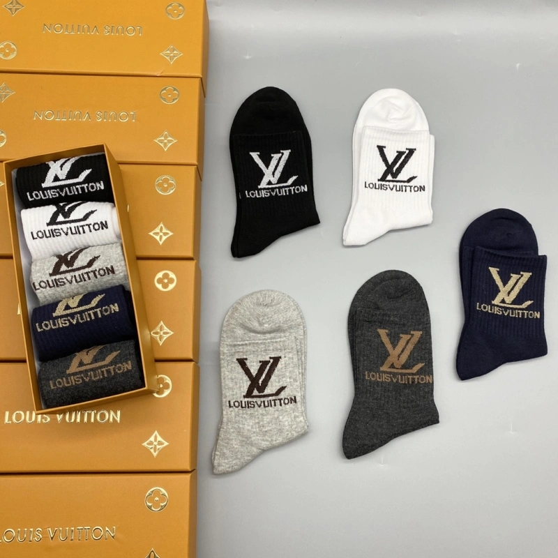 Brand-authenticated Louis Vuitton Socks