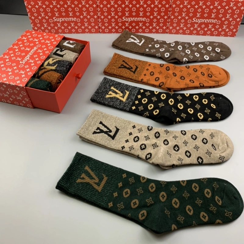 Exact replica Louis Vuitton Socks