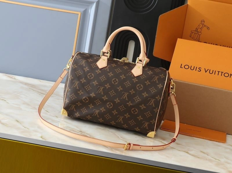 Brand-authenticated Louis Vuitton Speedy Bags