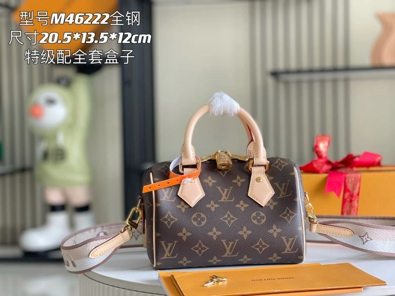 Brand-authenticated Louis Vuitton Speedy Bags