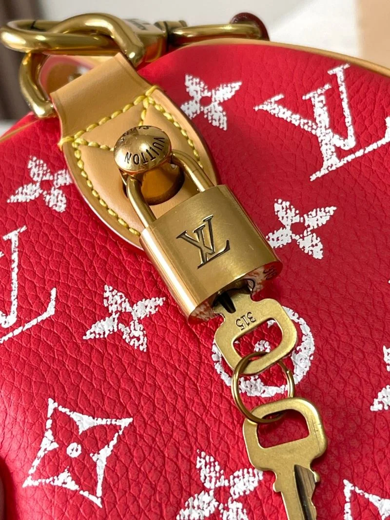 Brand-authenticated Louis Vuitton Speedy Bags