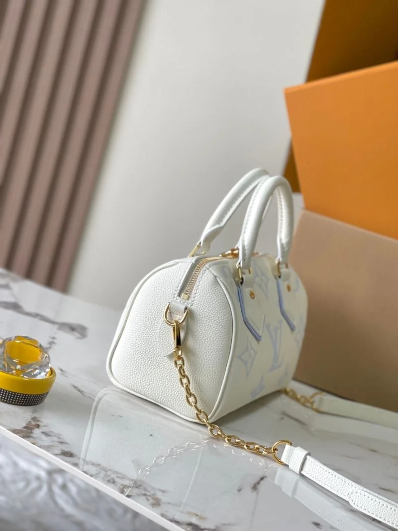 Brand-authenticated Louis Vuitton Speedy Bags