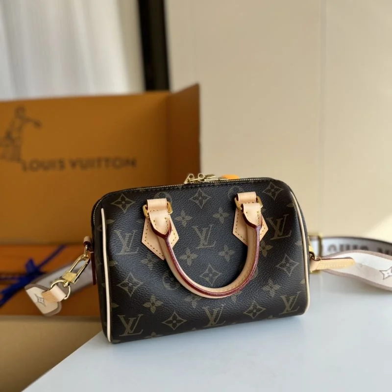 Brand-authenticated Louis Vuitton Speedy Bags