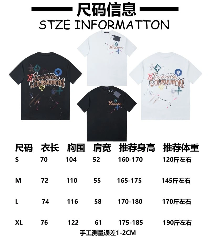 Precise copy Louis Vuitton T-Shirts
