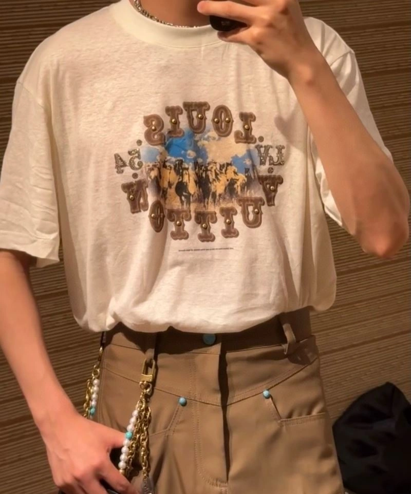 Precise copy Louis Vuitton T-Shirts
