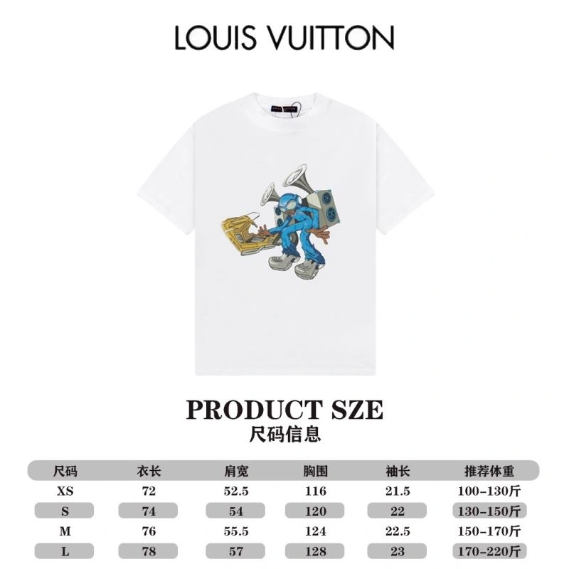 Precise copy Louis Vuitton T-Shirts