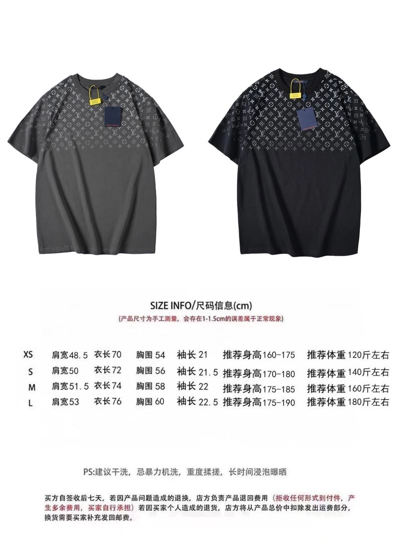 Precise copy Louis Vuitton T-Shirts