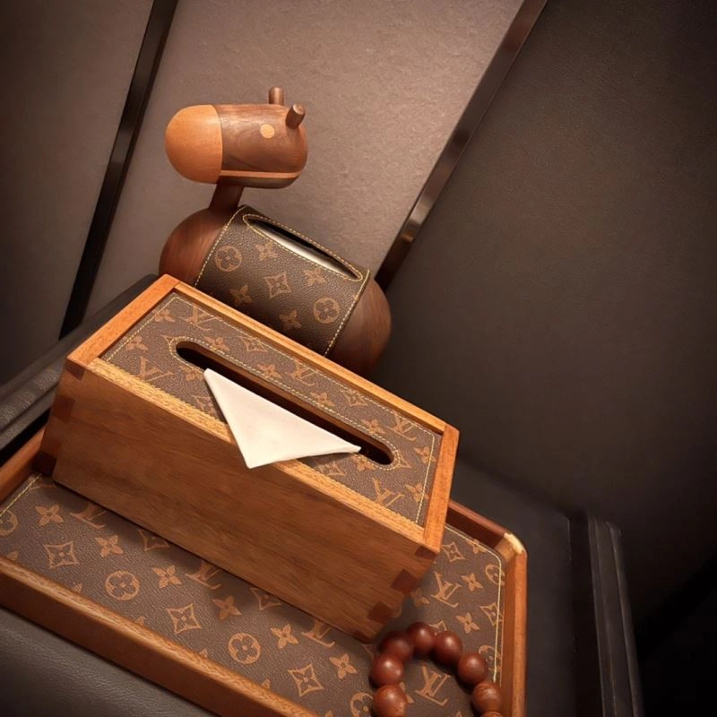 Authentic Louis Vuitton Tissue Boxes
