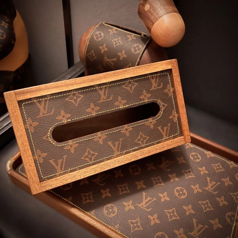 Authentic Louis Vuitton Tissue Boxes