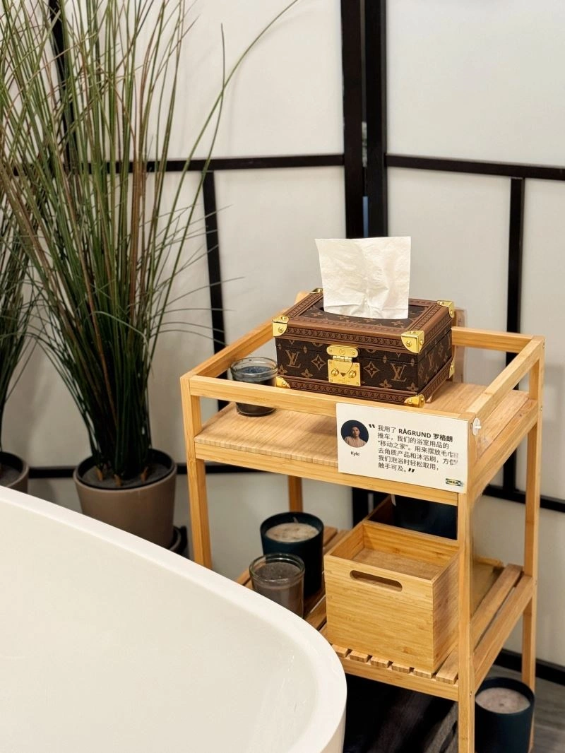 Brand-authenticated Louis Vuitton Tissue Boxes