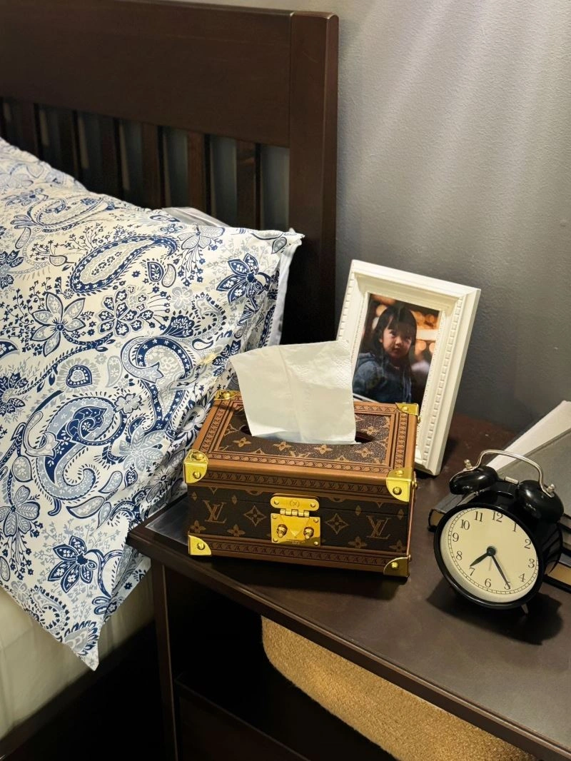 Brand-authenticated Louis Vuitton Tissue Boxes
