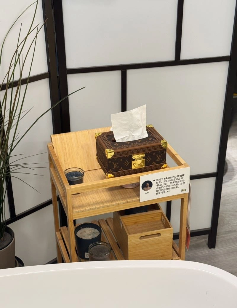Brand-authenticated Louis Vuitton Tissue Boxes
