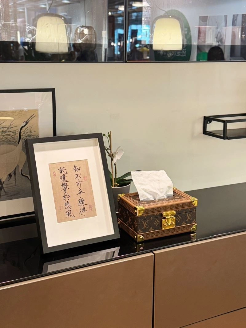 Brand-authenticated Louis Vuitton Tissue Boxes