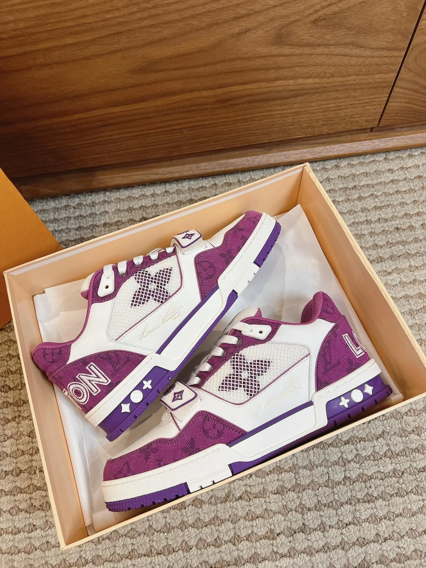Precise copy Louis Vuitton Trainer Sneaker
