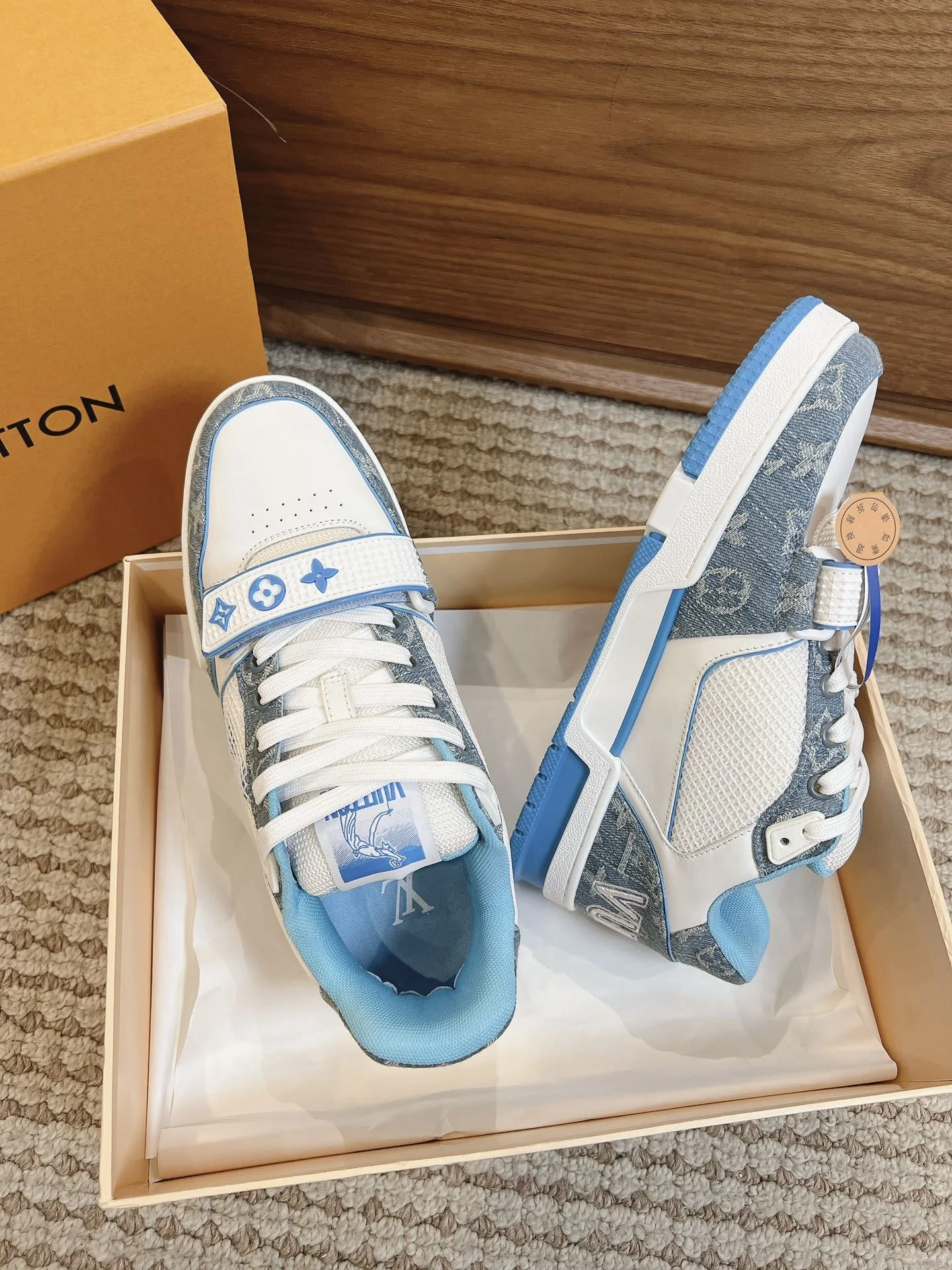 Precise copy Louis Vuitton Trainer Sneaker